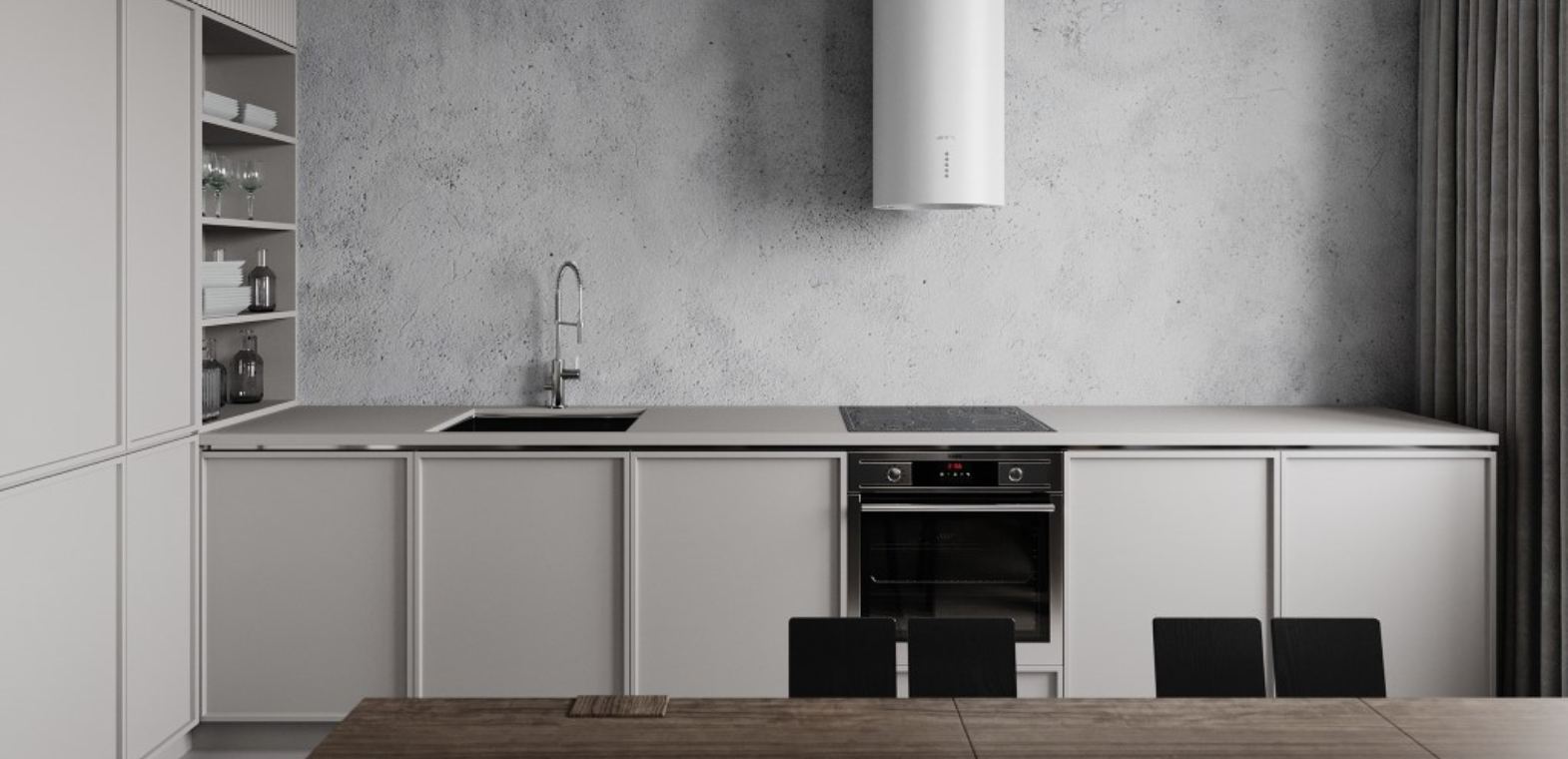 10 Beautiful One-wall Kitchen Ideas. - ALLURE